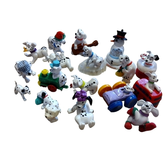 McDonald's | Toys | Vintage Disney Mcdonalds 1 Dalmatian Dog Figurines ...